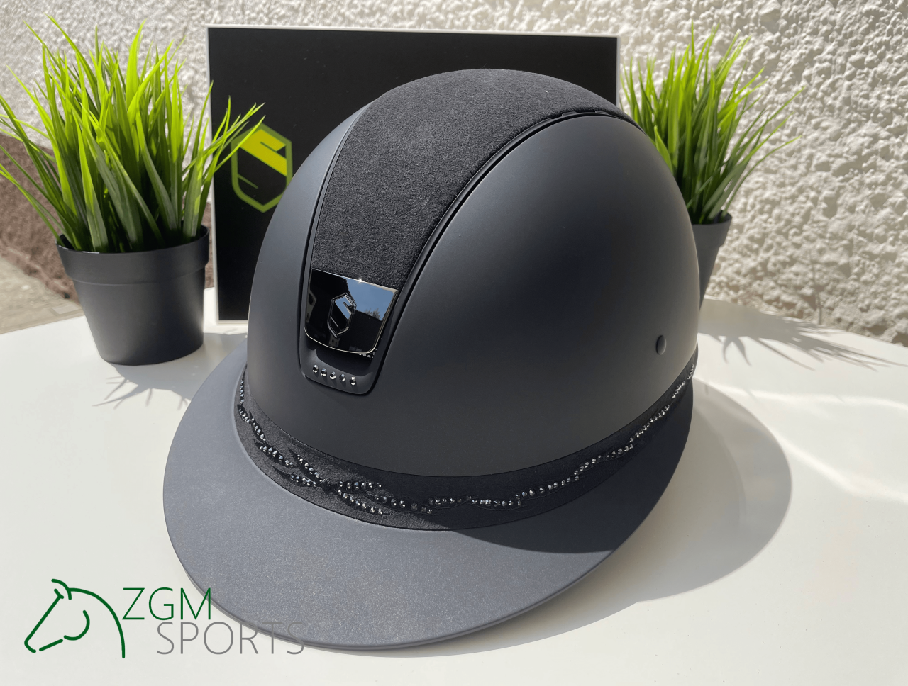 Samshield Reithelm Miss Shield Top Alcantara, Fb Flower Sw, Trim matt ...